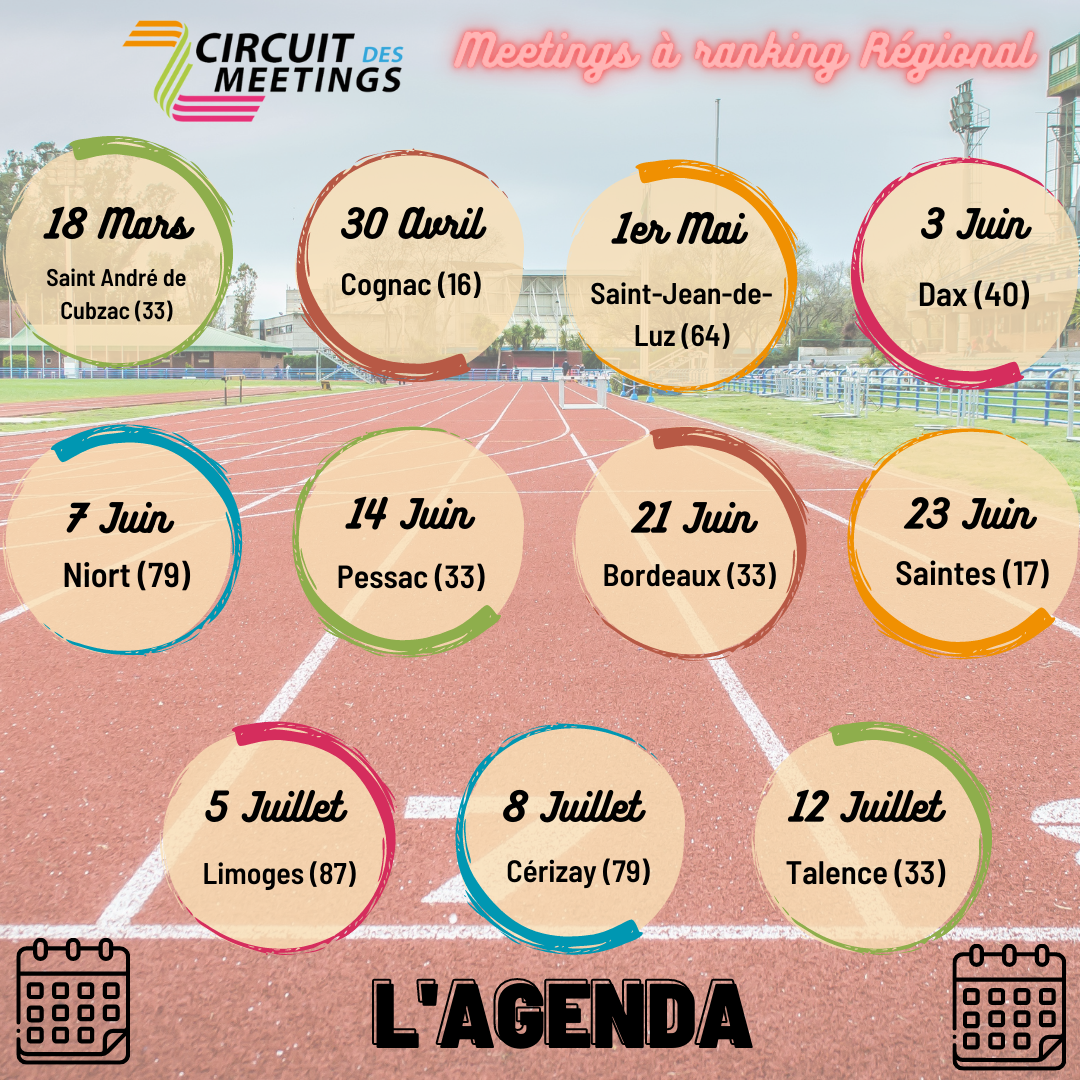 Circuit des Meetings 2023 - athlelana